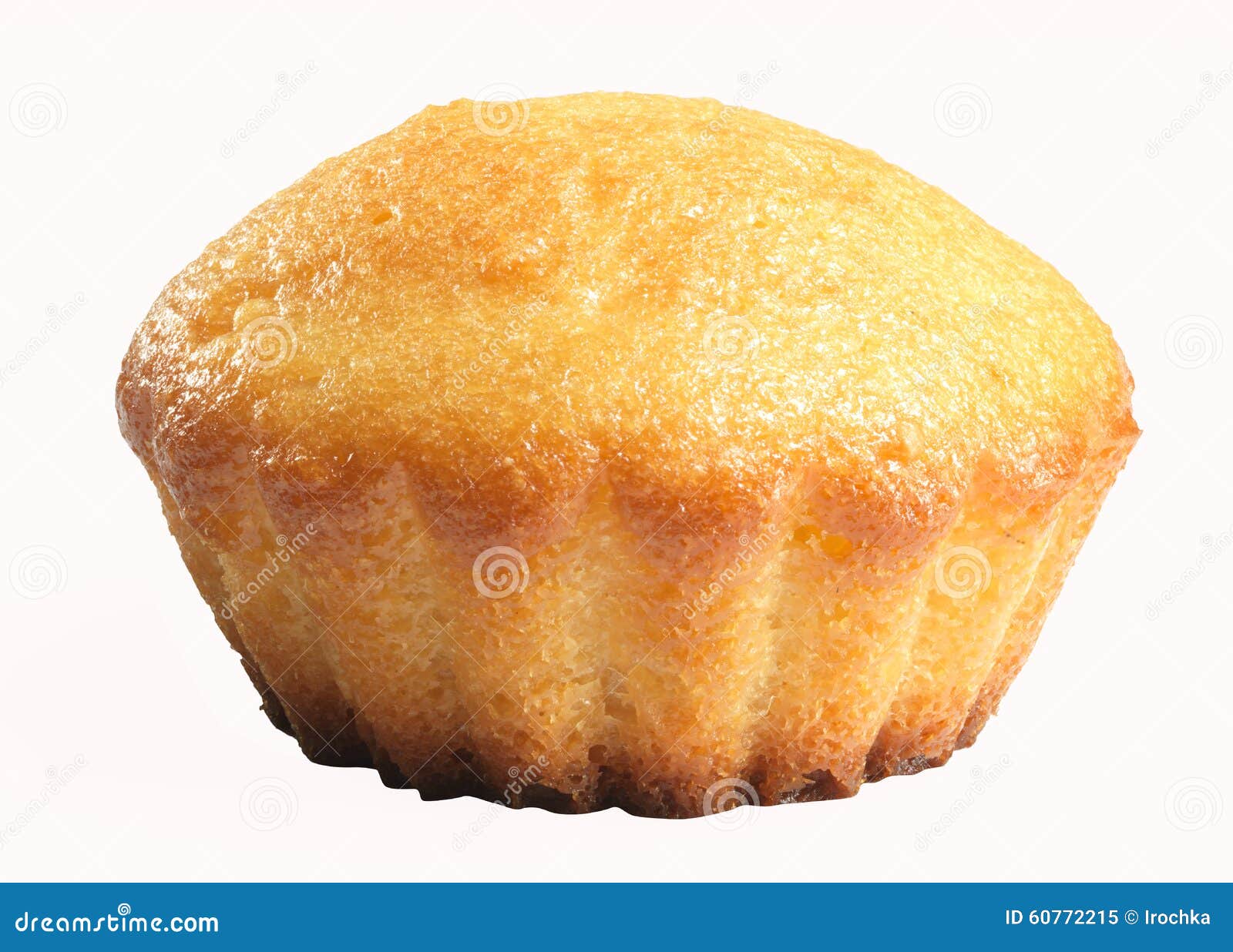 Tasty Muffin on White Background. Stock Image - Image of breakfast ...