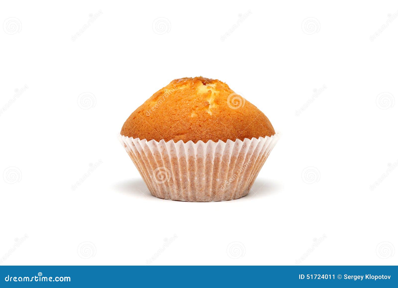 Tasty Muffin on White Background Stock Image - Image of meal, tasty ...