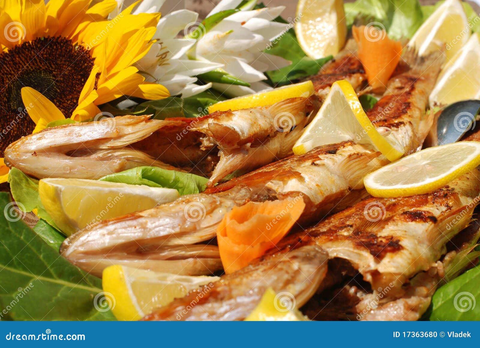 Tasty pike perch fish stock photo. Image of fish, dish - 17363680