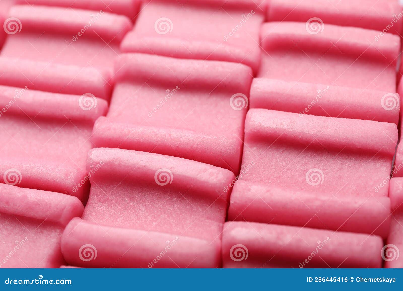 Tasty Pink Chewing Gums As Background, Closeup Stock Photo - Image of ...