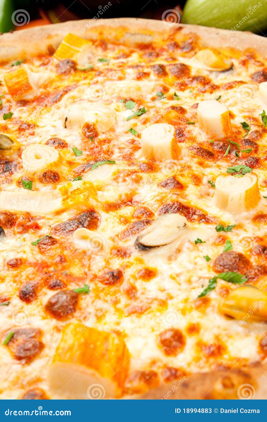 Tasty Pizza stock image. Image of luxury, tasty, surimi - 18994883