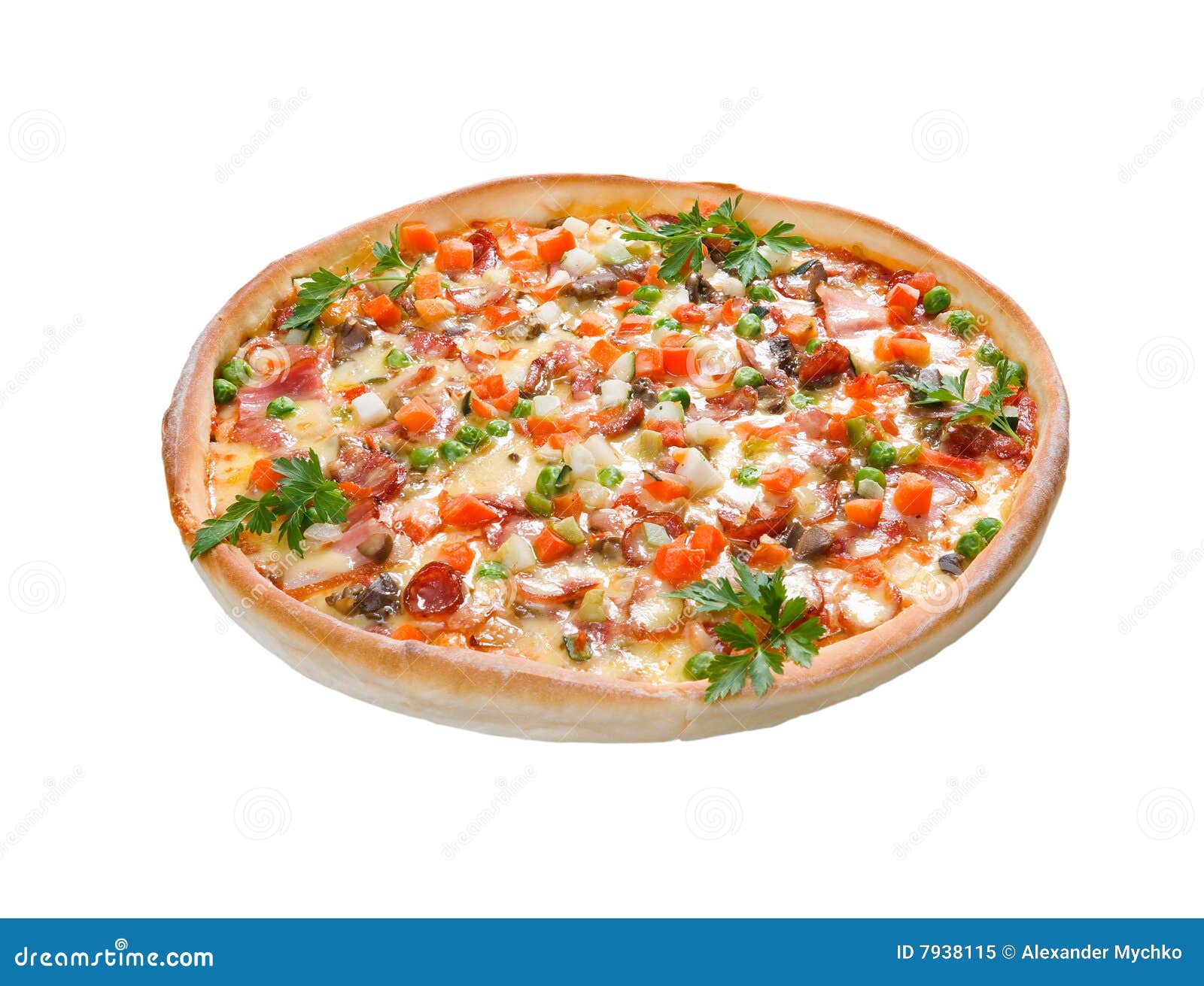 This is a tasty pizza stock image. Image of pizza, ingredients - 7938115