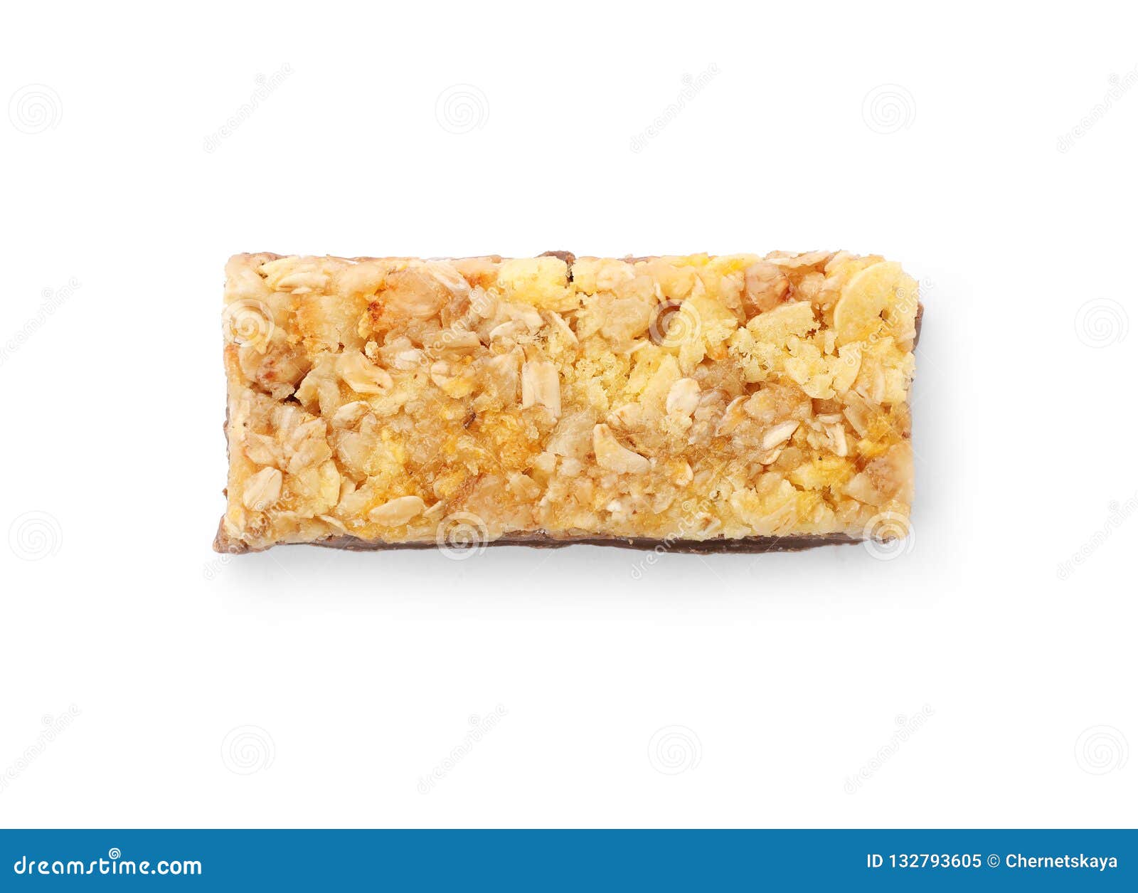 Tasty Protein Bar on White Background Stock Image - Image of muesli ...