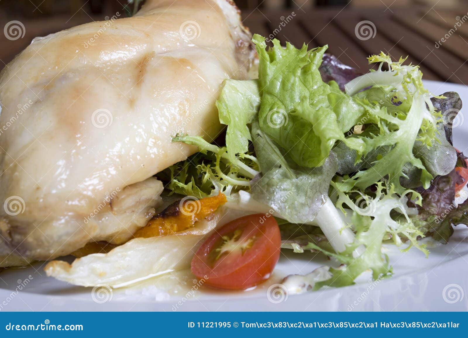 Tasty Rabbit or Chicken Meat with Vegetables Stock Image - Image of ...