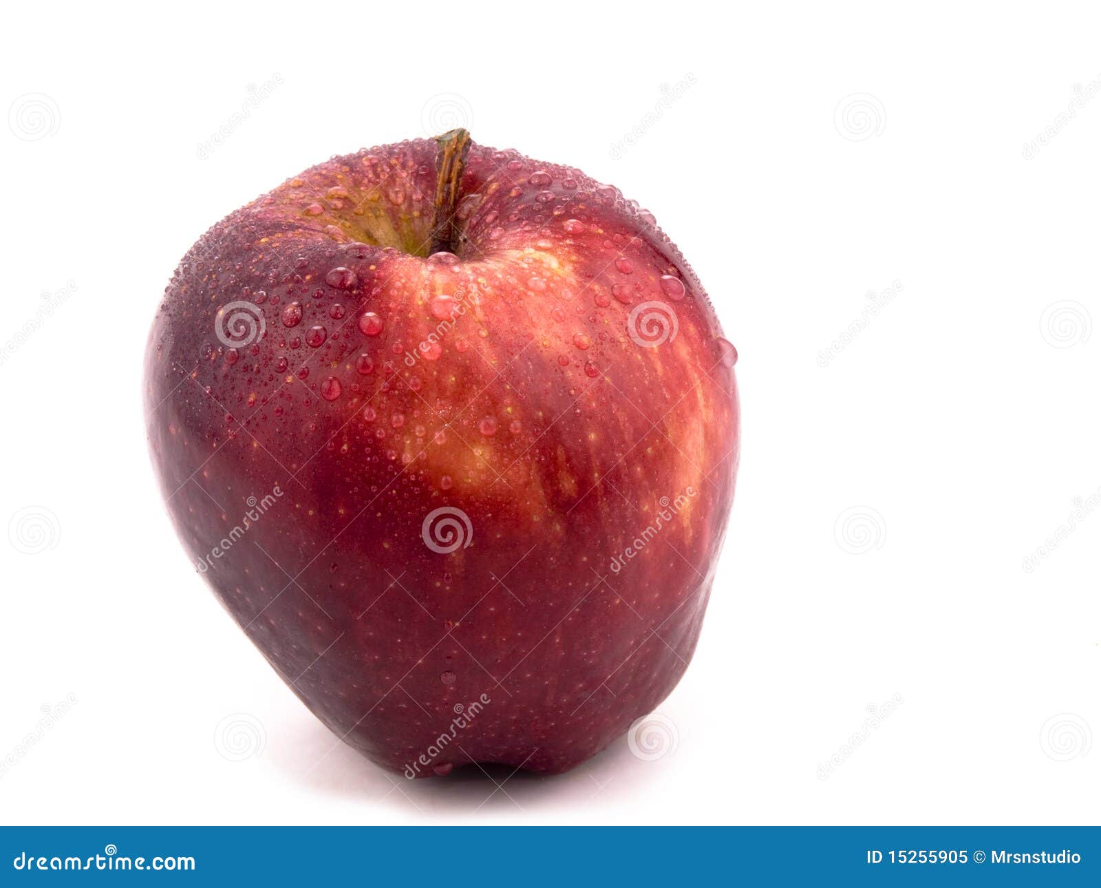 Tasty red apple stock image. Image of healthy, sweet - 15255905