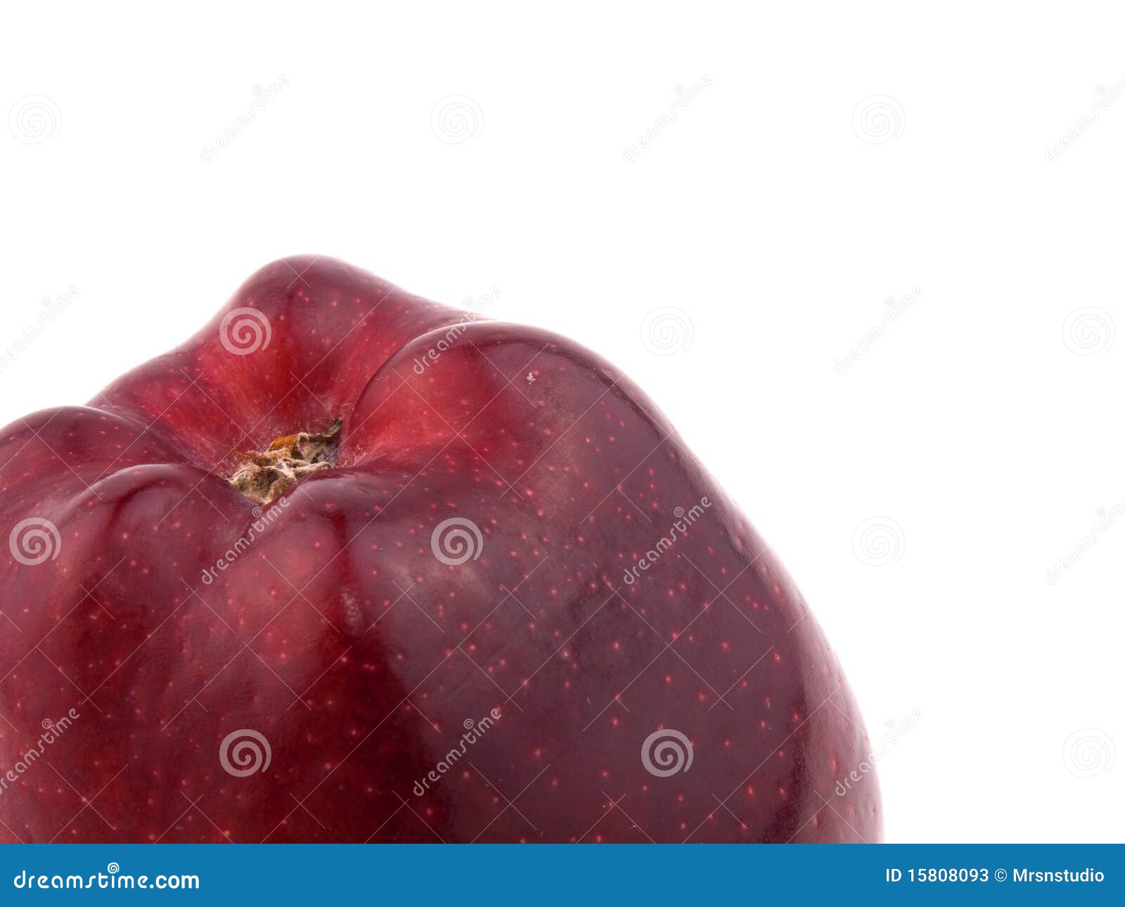 Tasty red apple stock image. Image of fruit, upsidedown - 15808093