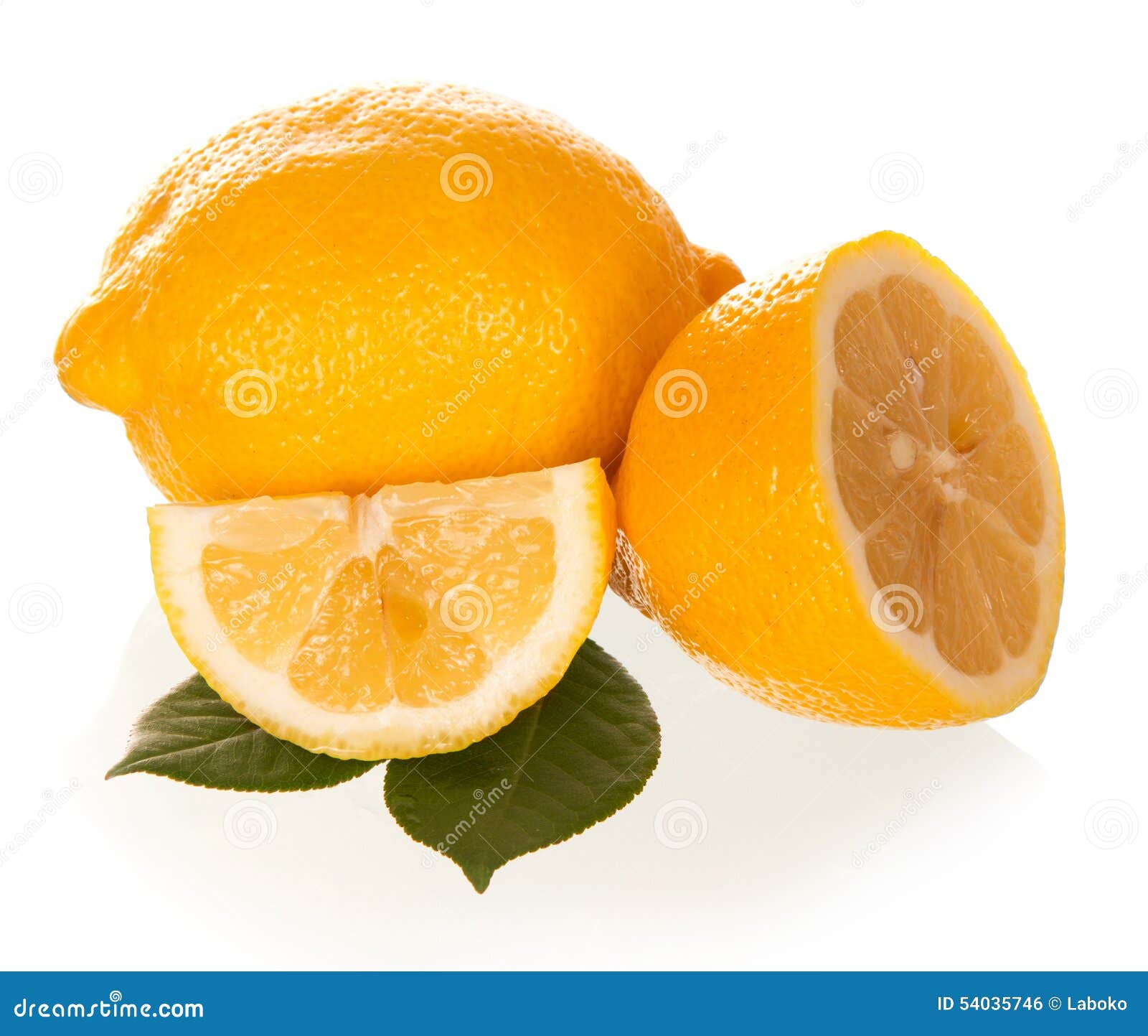 Tasty ripe lemons stock photo. Image of juice, slice - 54035746