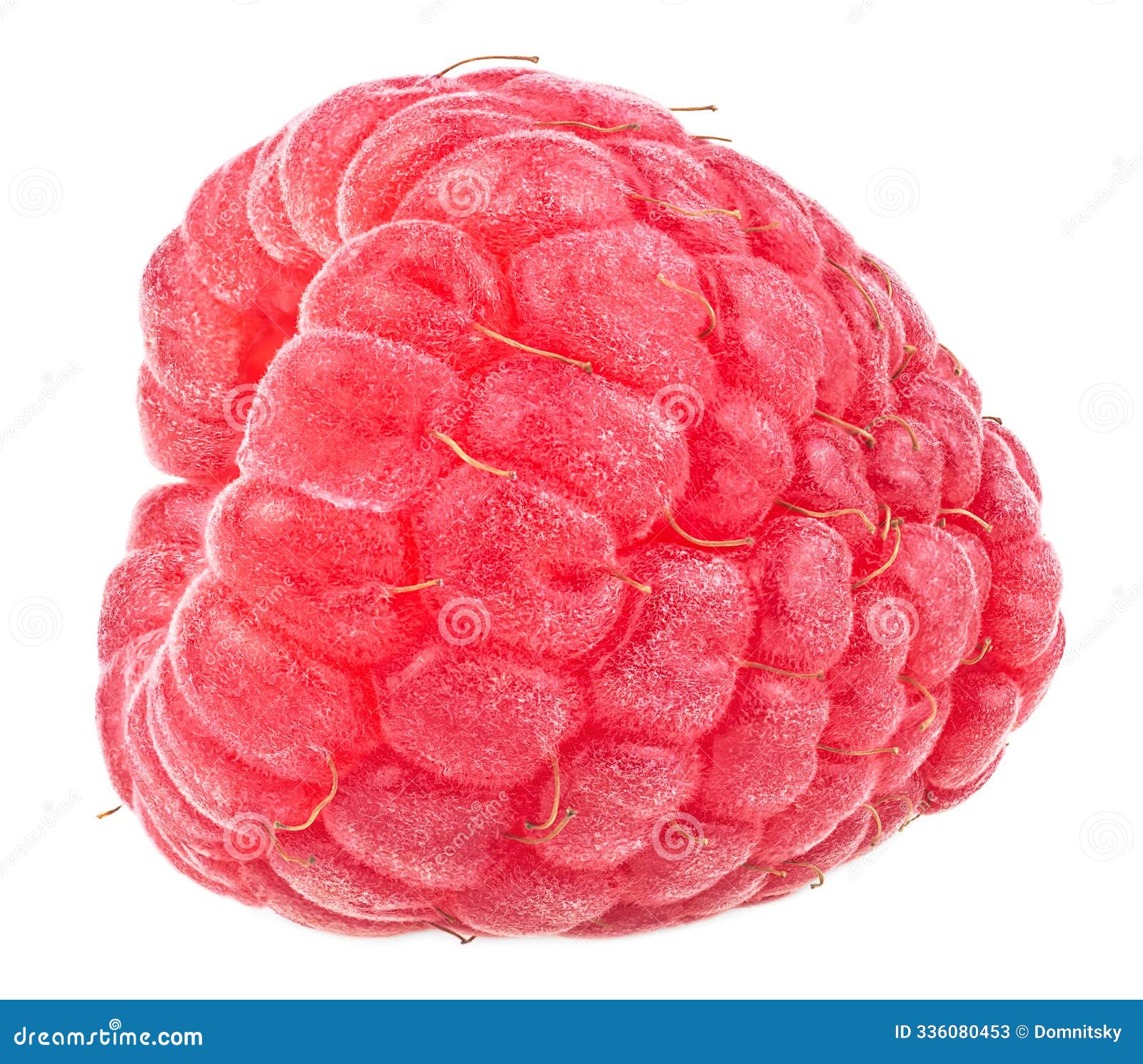 Tasty Ripe Raspberry Isolated on White Background Stock Image - Image ...