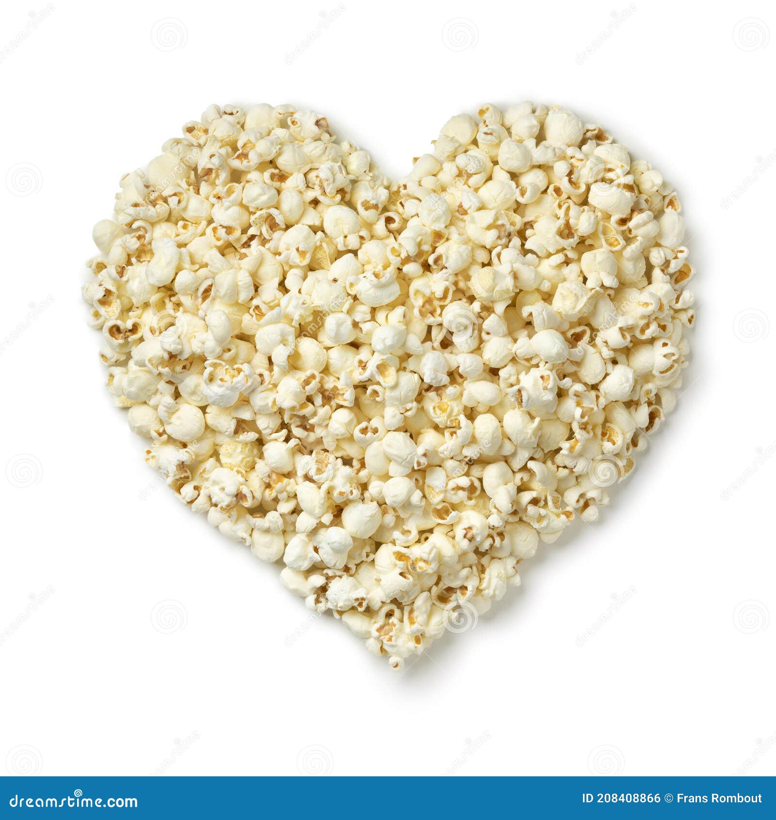 Popcorn In The Shape Of Play Button And Text PLAY On Yellow Background ...