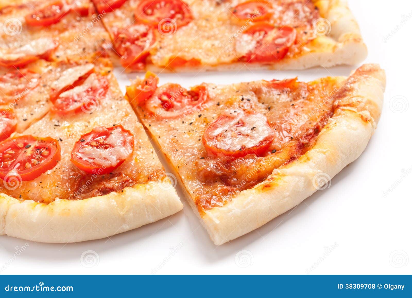 Tasty Sliced Pizza stock photo. Image of mozzarella, classic - 38309708