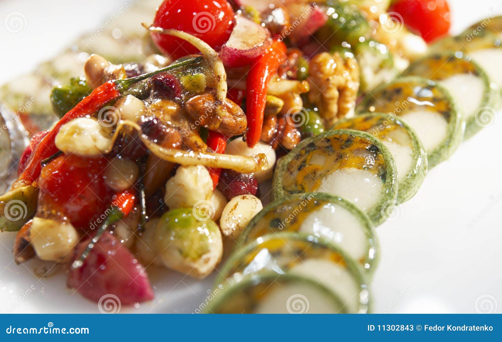 Tasty Snack on Restaurant Table Stock Image - Image of elegant, dining ...