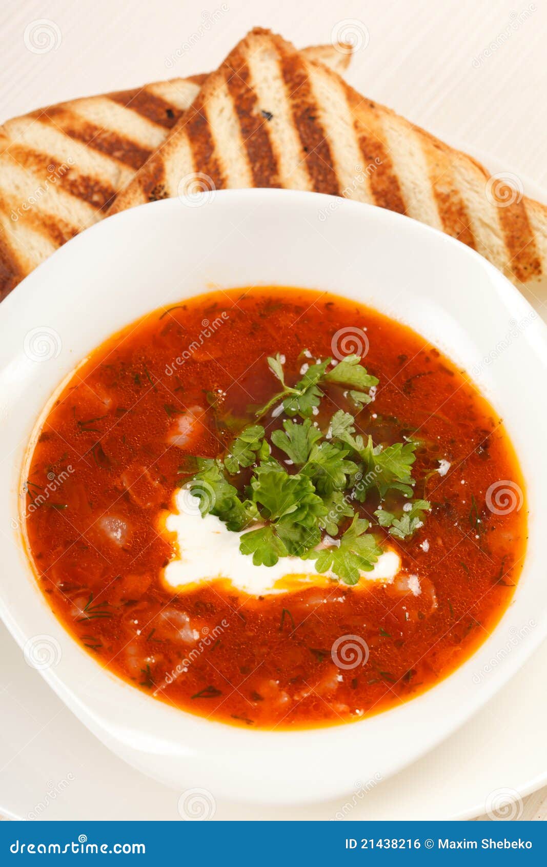 Tasty soup stock photo. Image of cooking, gourmet, brown - 21438216