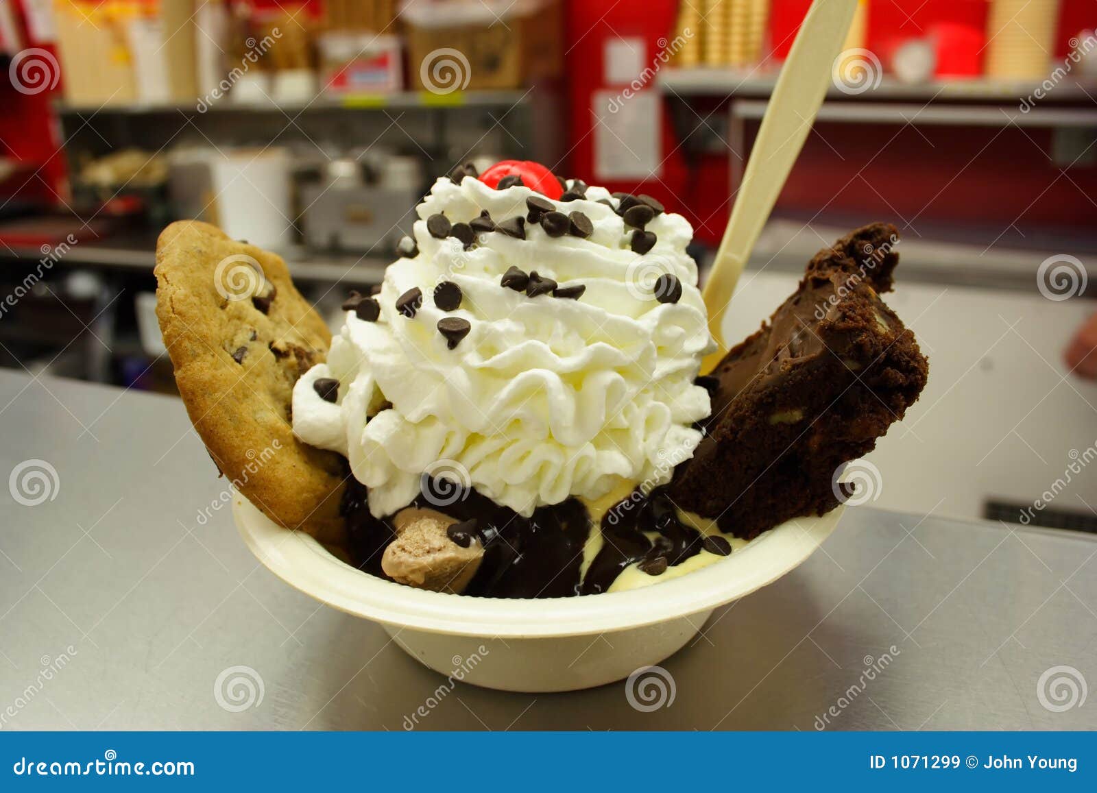 Tasty Sundae stock image. Image of lunch, flavor, recipe - 1071299