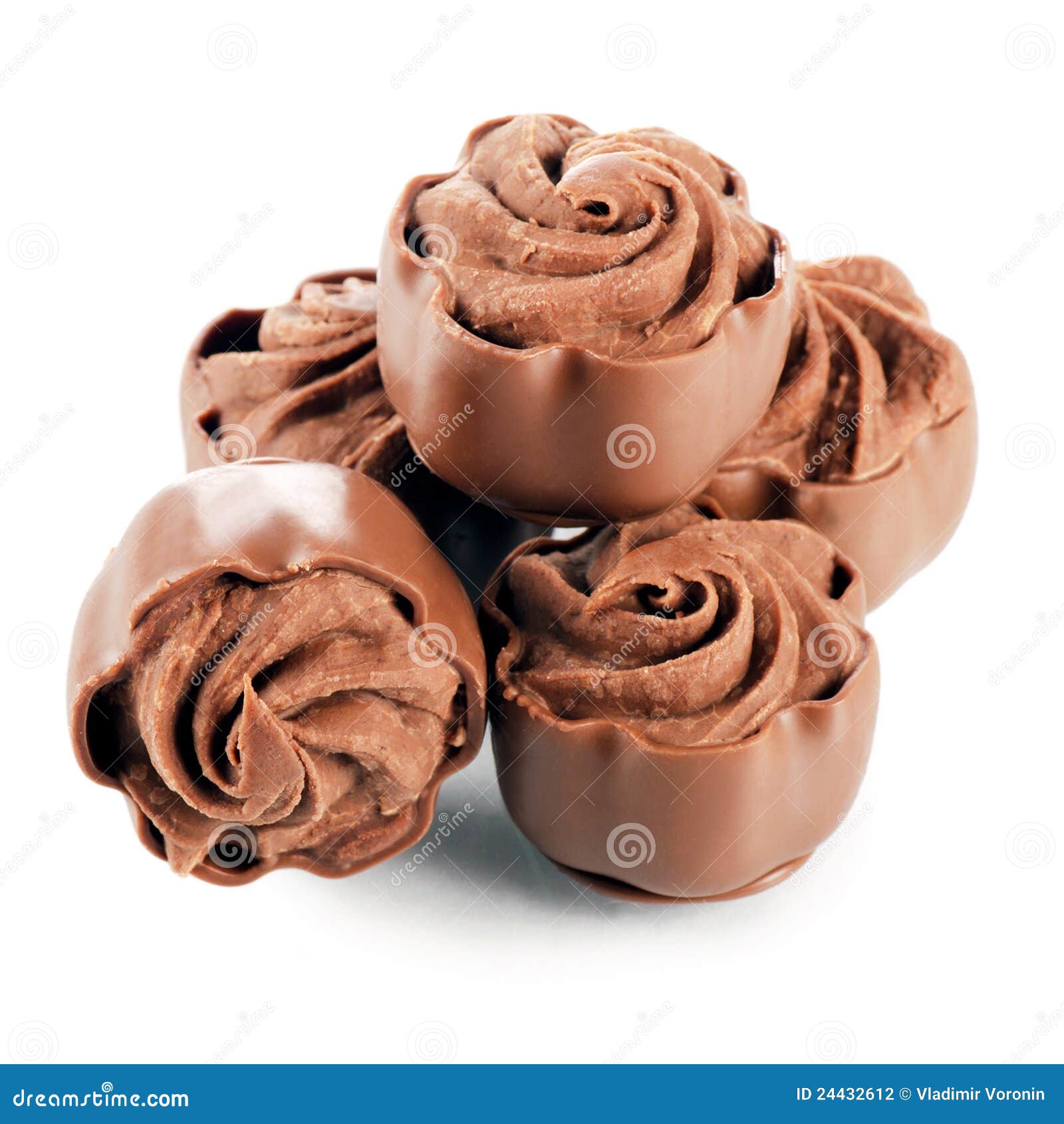 Tasty Sweets from a Milk Chocolate Stock Photo - Image of addict ...