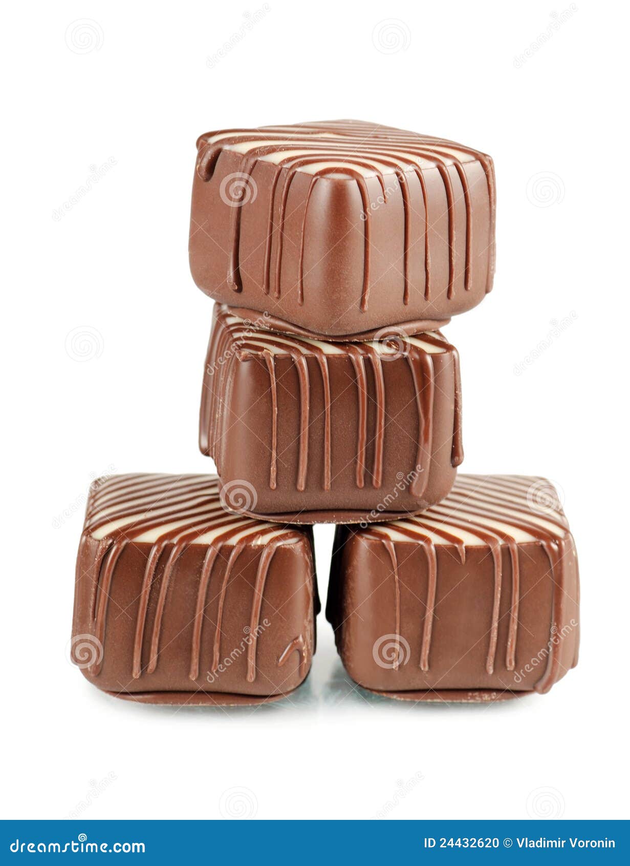 Tasty Sweets from a Milk Chocolate Stock Photo - Image of chocolate ...