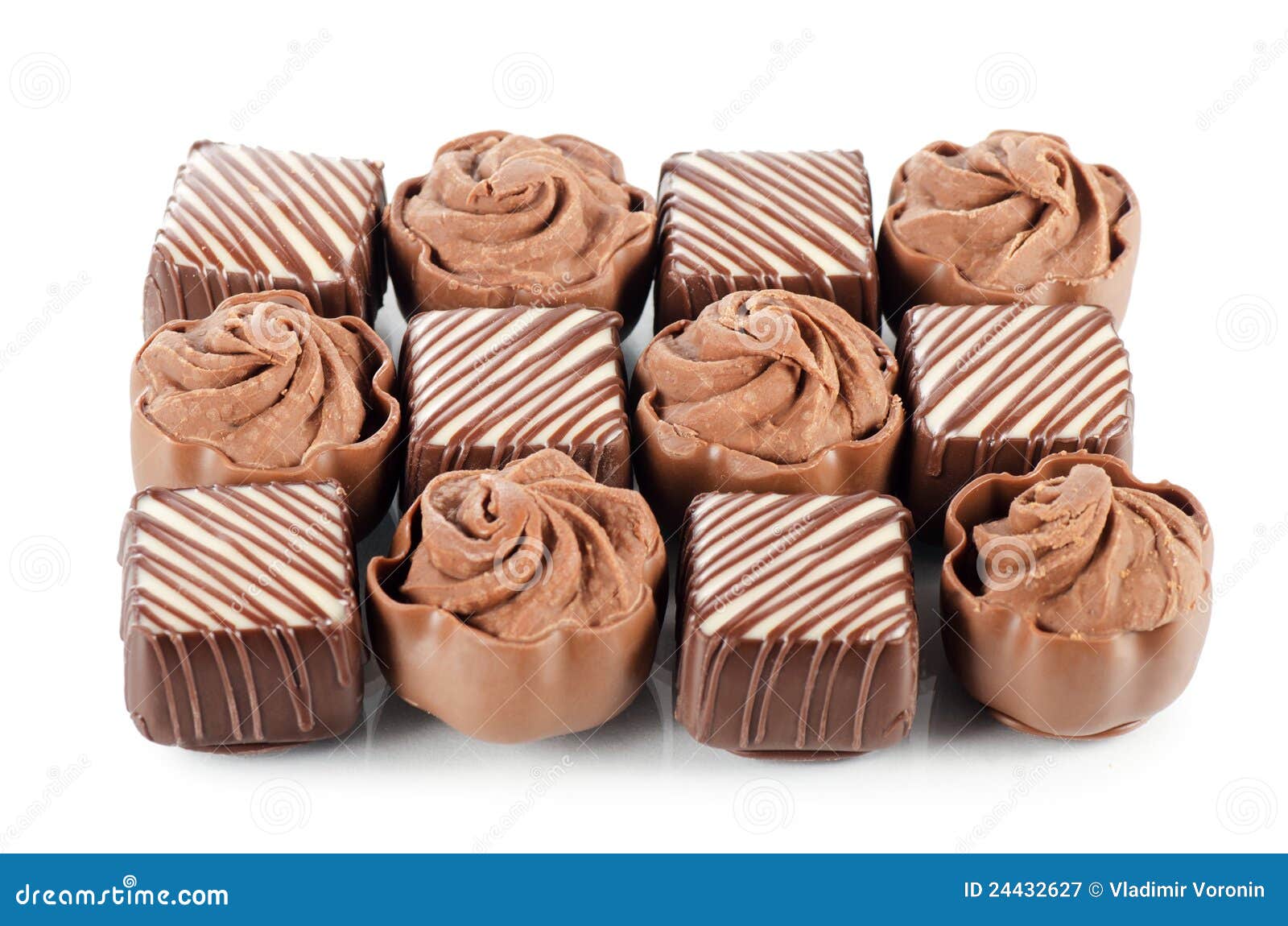 Tasty Sweets from a Milk Chocolate Stock Image - Image of holiday ...