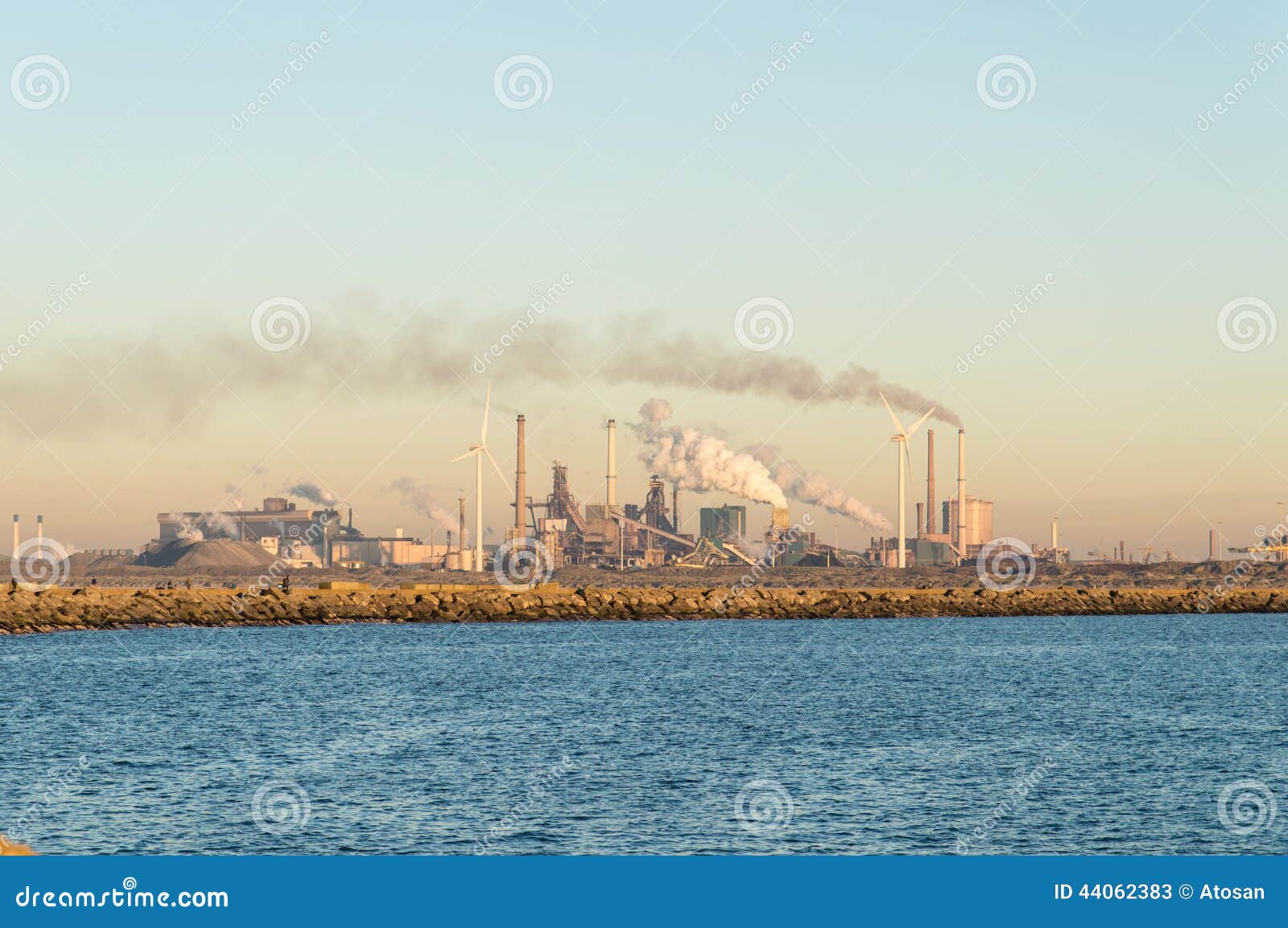 Tata Steel Factory stock image. Image of hoogovens, incinerator - 44062383