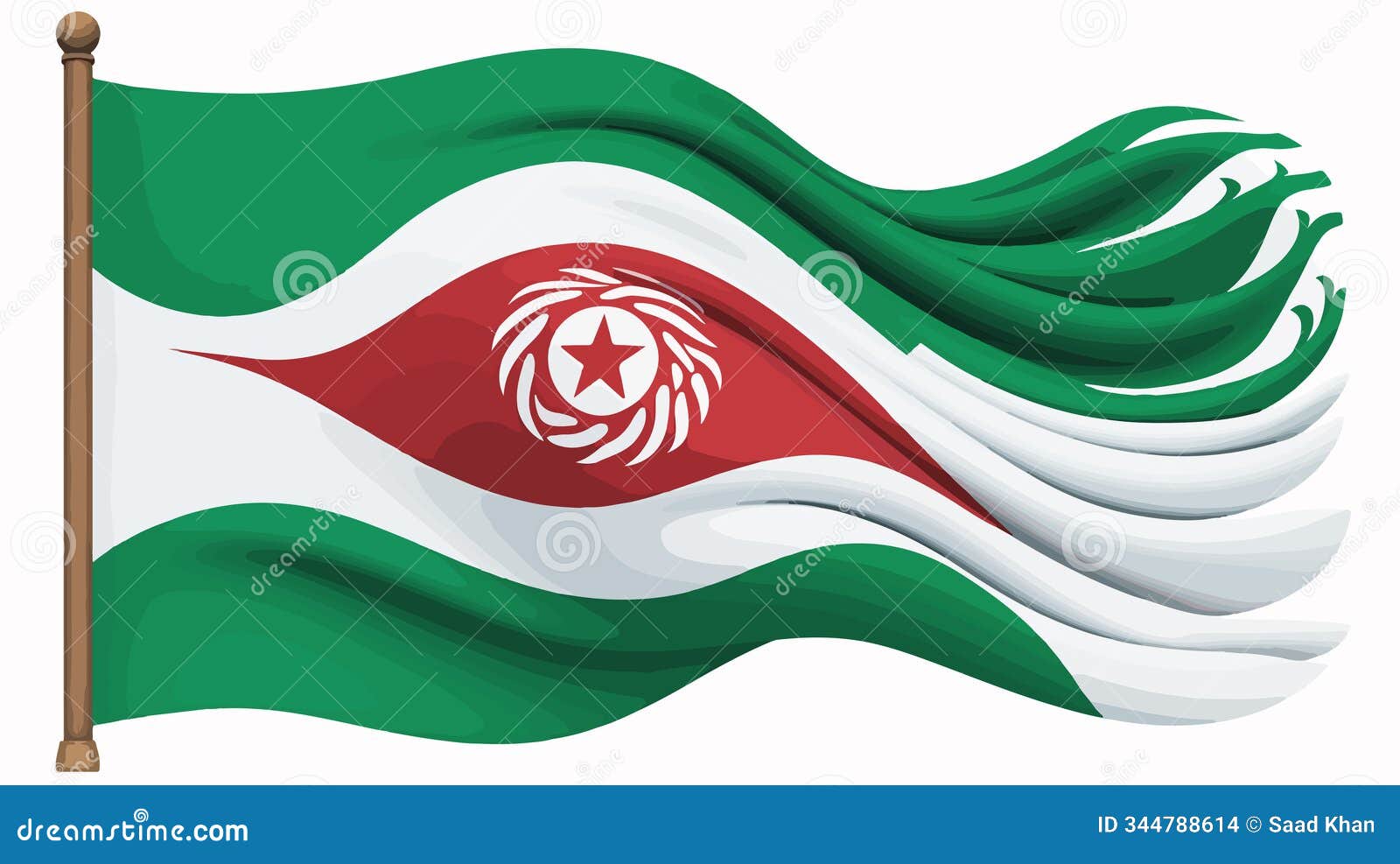 Tatarstan Flag Vector stock vector. Illustration of clipart - 344788614