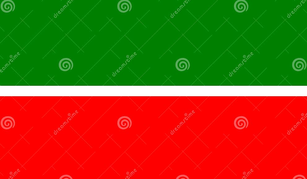 Republic Tatarstan Flag Vector Icon Stock Illustration - Illustration ...