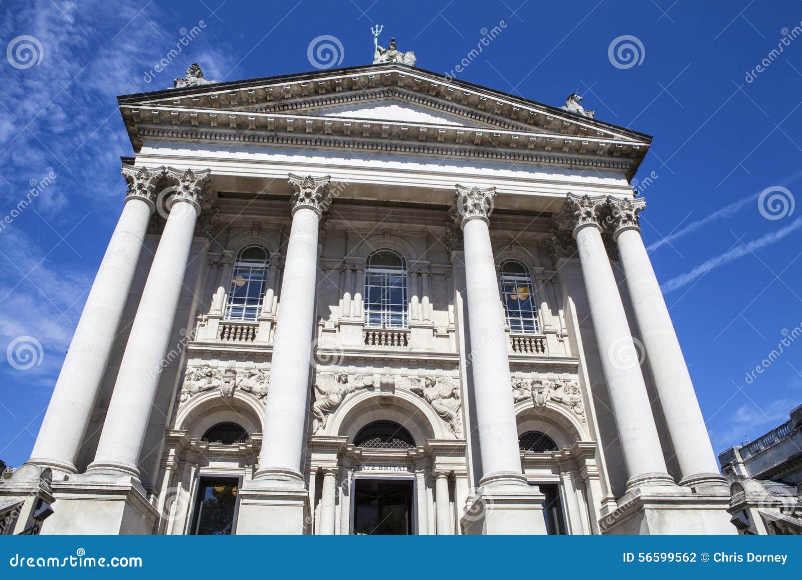 Tate Britain in London stock photo. Image of european - 56599562