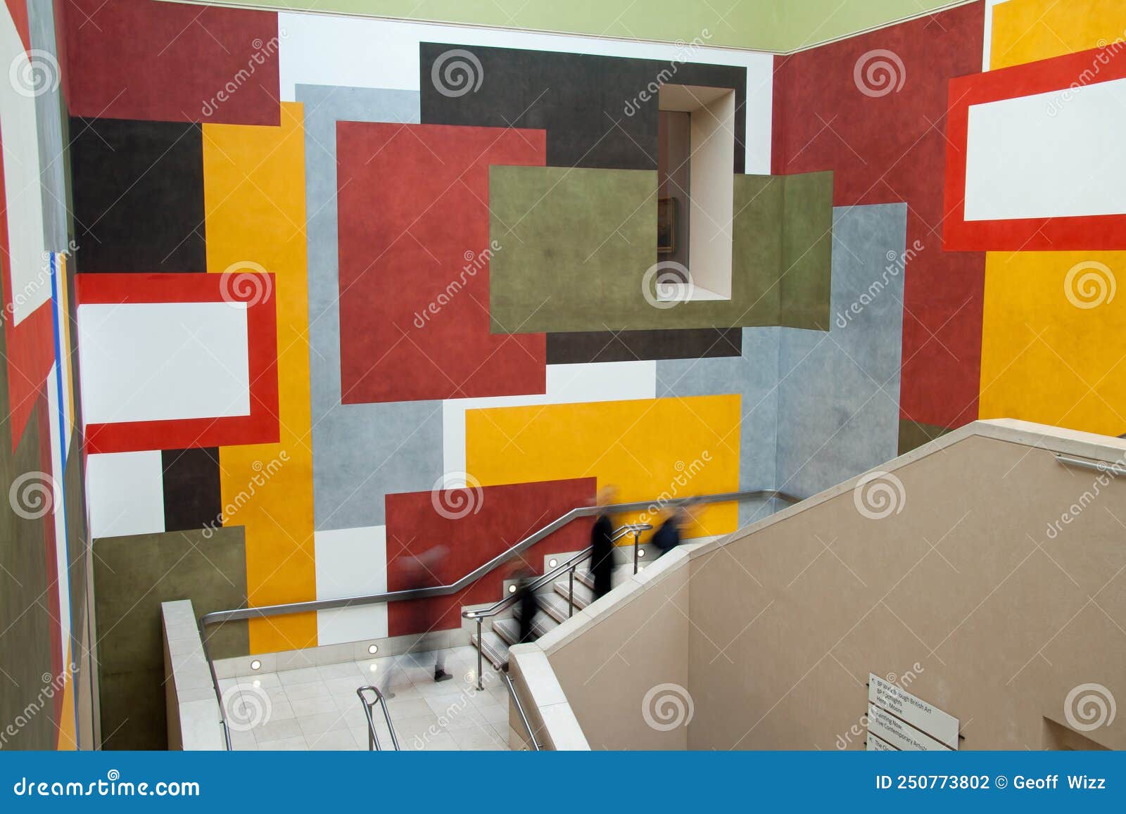 Tate Modern Colour Square Patterns Stock Photo - Image of squares ...