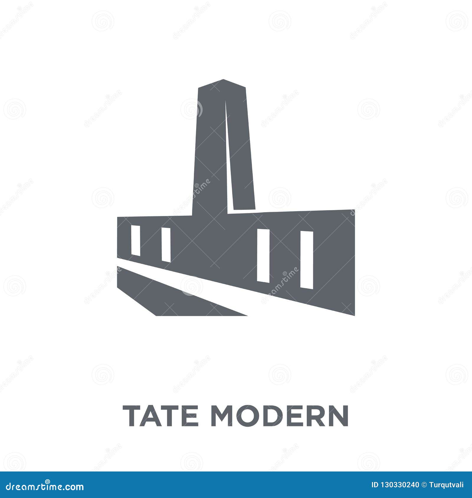 Tate Modern Transparent Icon. Tate Modern Symbol Design From Mus Vector ...