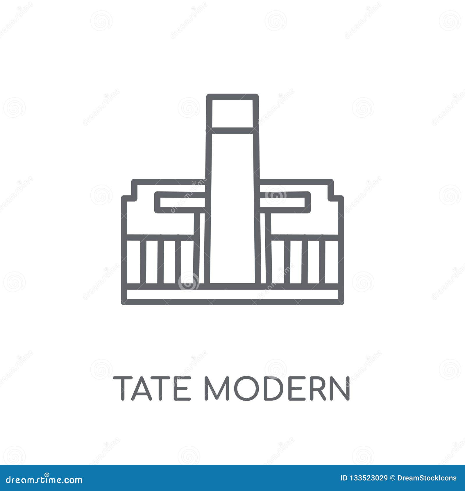 Tate Modern Transparent Icon. Tate Modern Symbol Design From Mus Vector ...