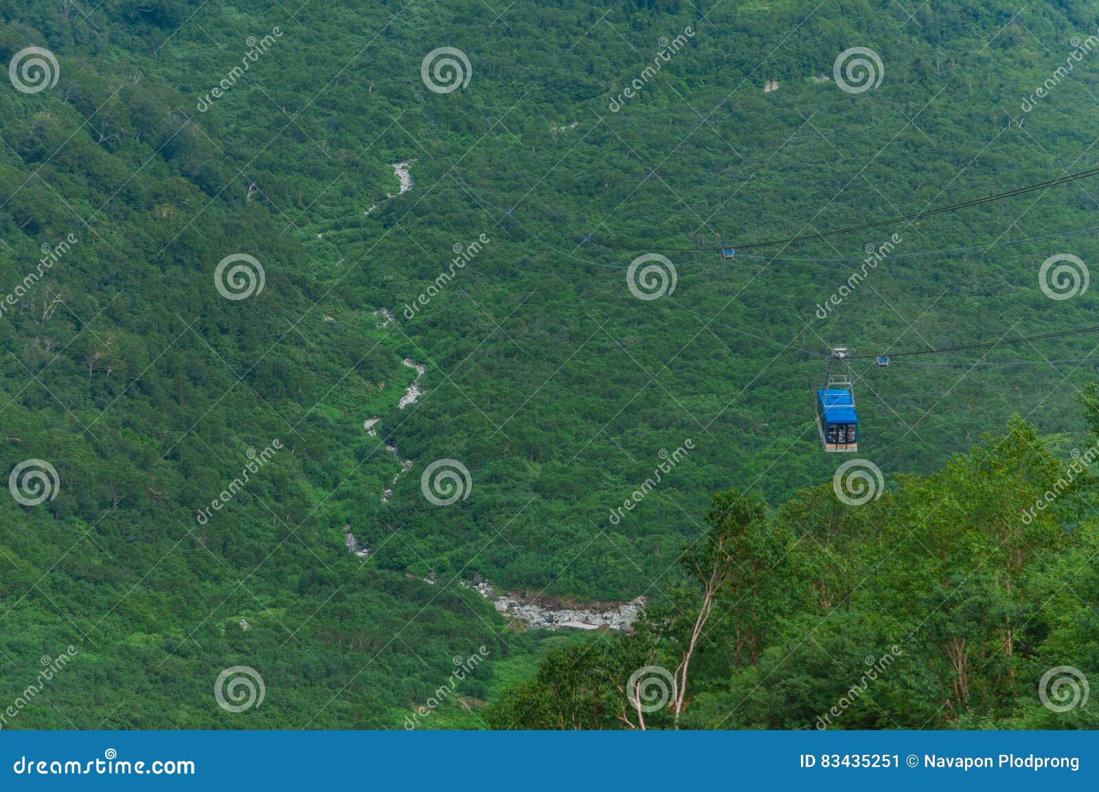 Tateyama Ropeway stock image. Image of mountain, asia - 83435251