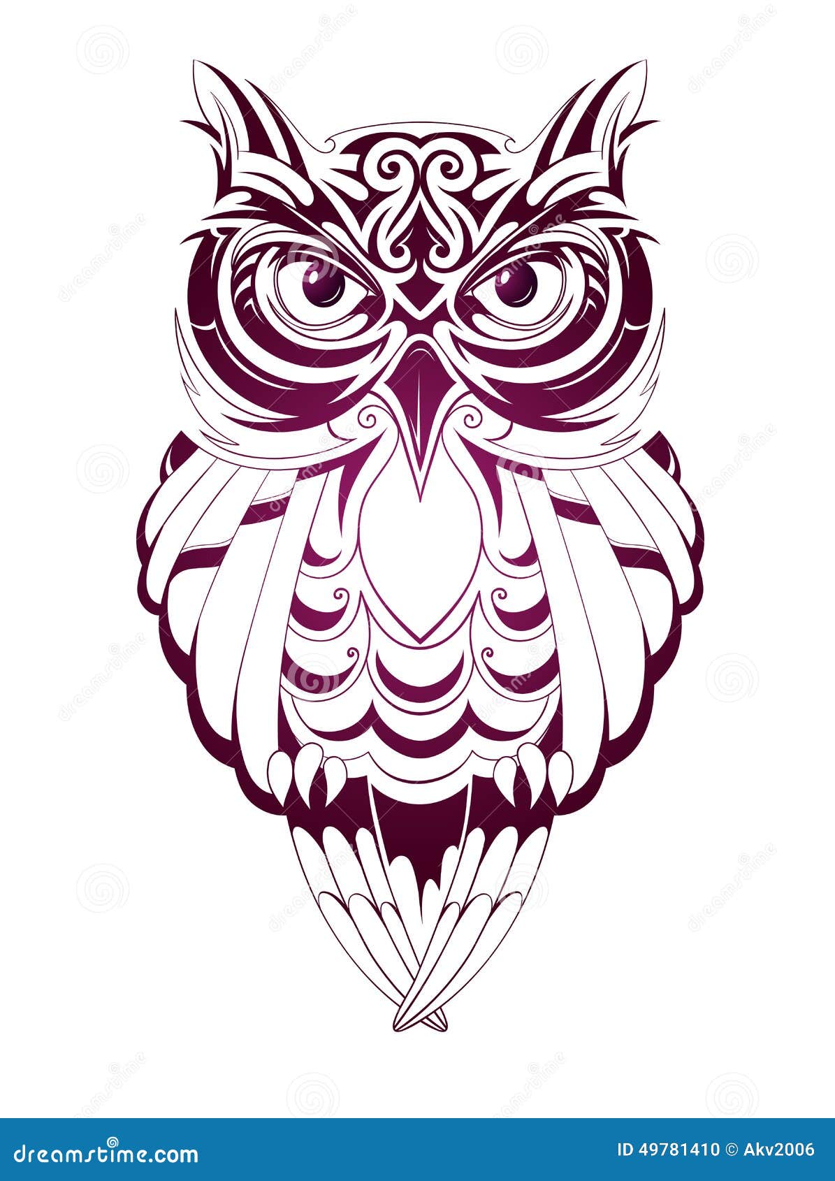 Croquis De Tatouage De Hibou Tatouage Réaliste Hibou Etsy France