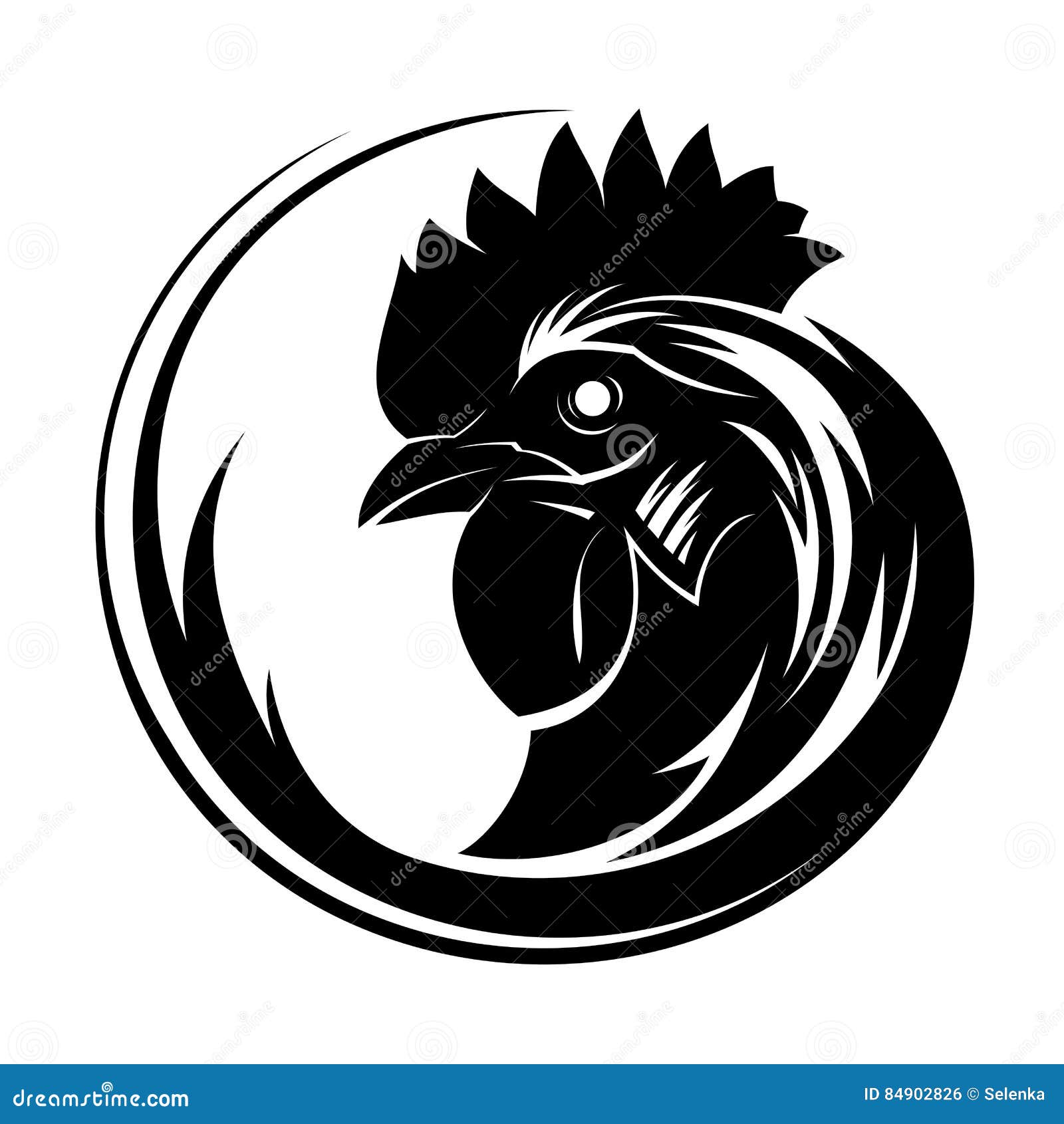 Tatouage Tribal De Cercle De Coq Illustration de Vecteur - Illustration ... Tatouage Tribal De Cercle De Coq Illustration de Vecteur - Illustration ...