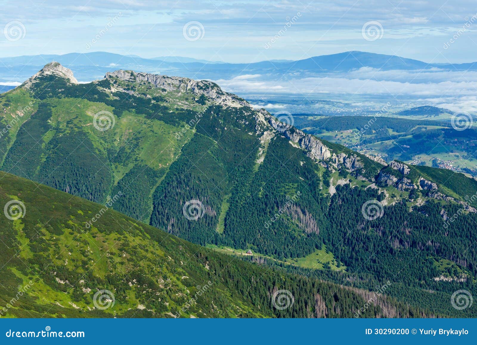 Summer Tatra Mountain, Poland Stock Photo - Image of blue, rock: 30290200