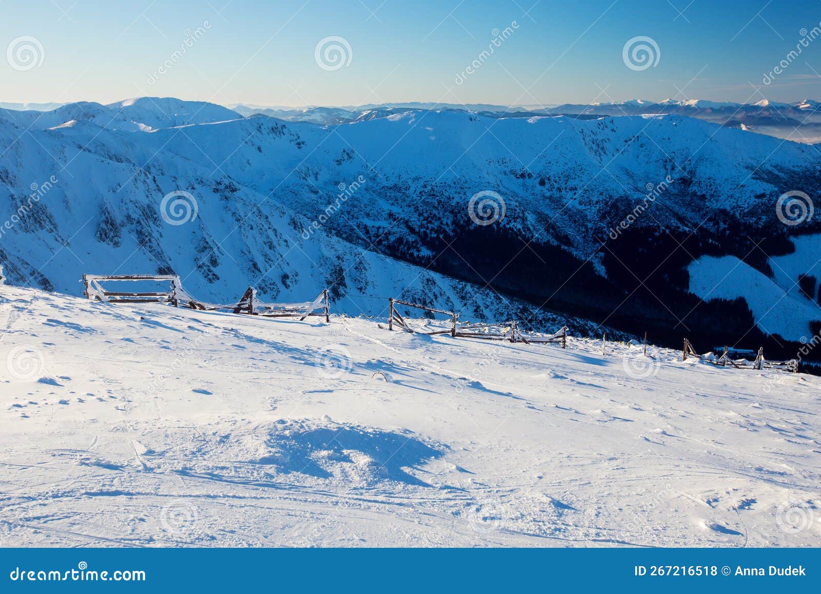 Tatra Mountains from Chopok, Slovakia Stock Photo - Image of forest ...