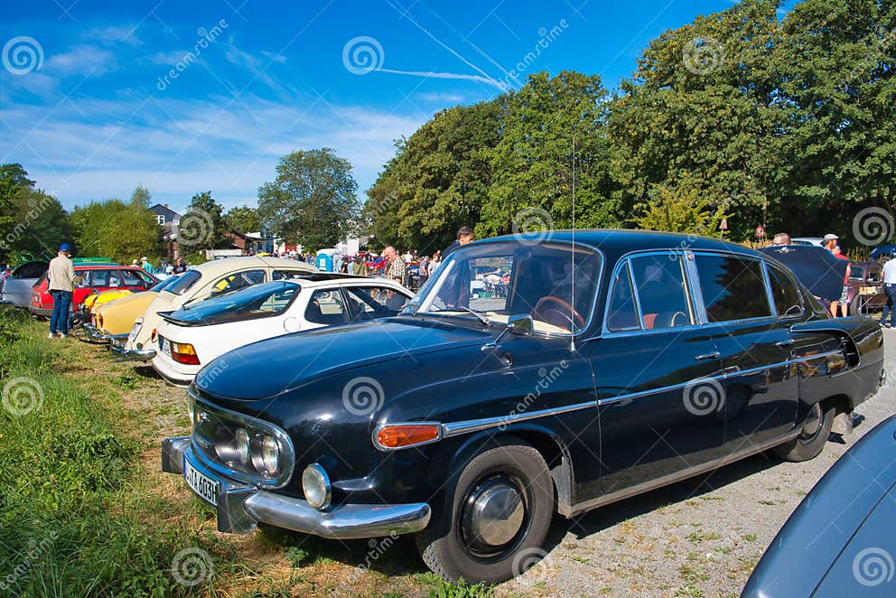 Tatra 603, Produced from 1956 - 1975, V8 Engine, Side Editorial Stock ...