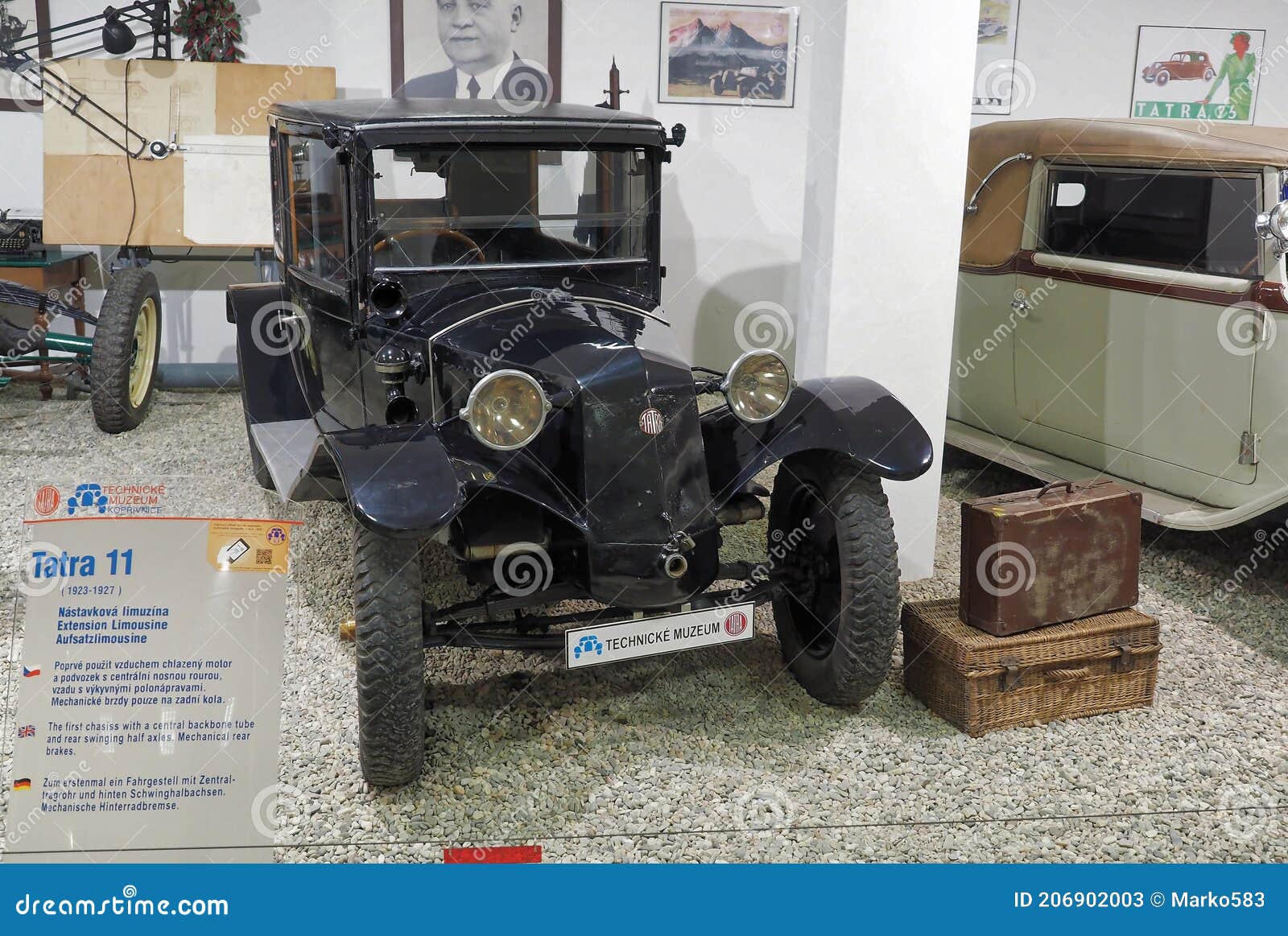 Tatra 11 (1923-1927) editorial stock photo. Image of museum - 206902003