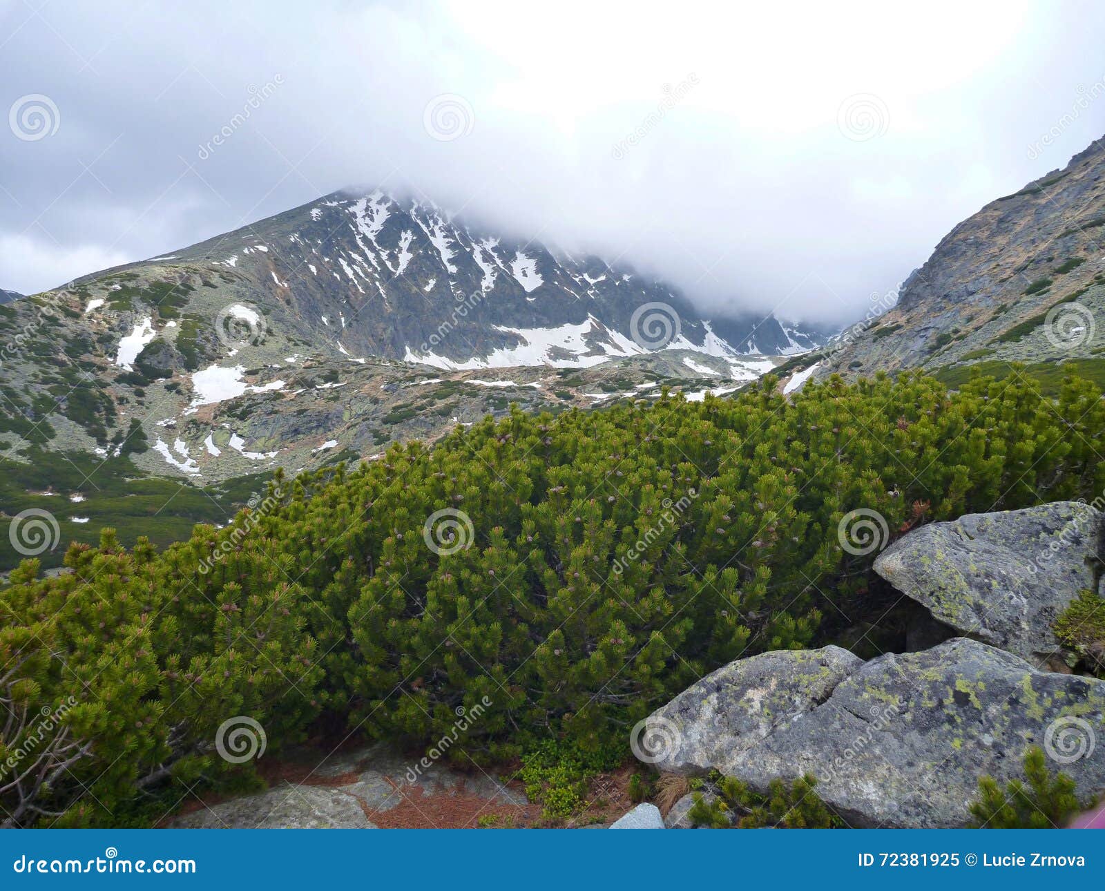 Tatry Mountains in Slovakia in the Spring Stock Image - Image of high ...