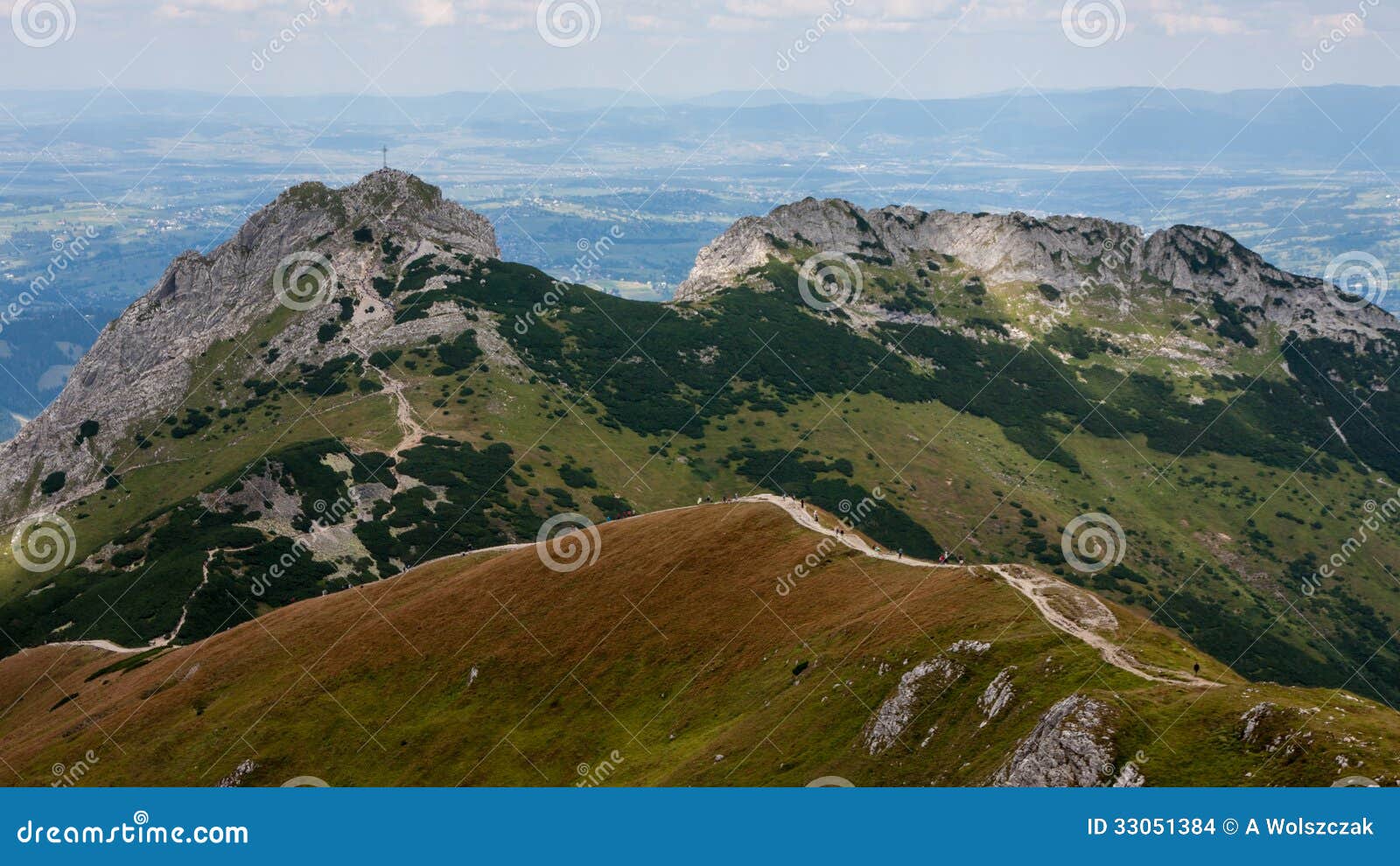 Tatry Mountains Views and Trekking Czerwone Wierchy Stock Photo - Image ...