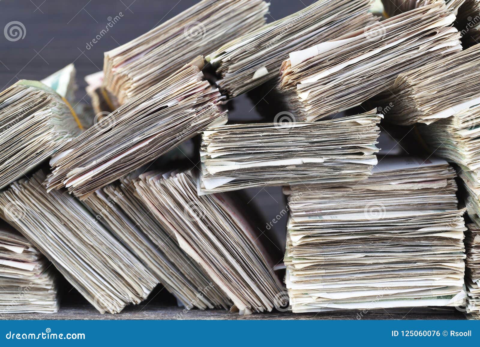 Tattered banknotes stock photo. Image of group, banknotes - 125060076