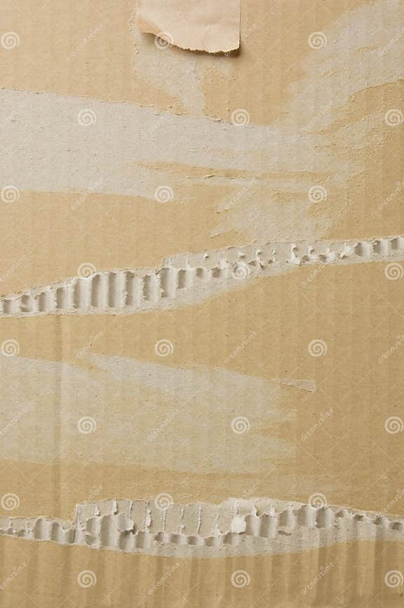Tattered Cardboard Background. Stock Photo - Image of waste, simple ...