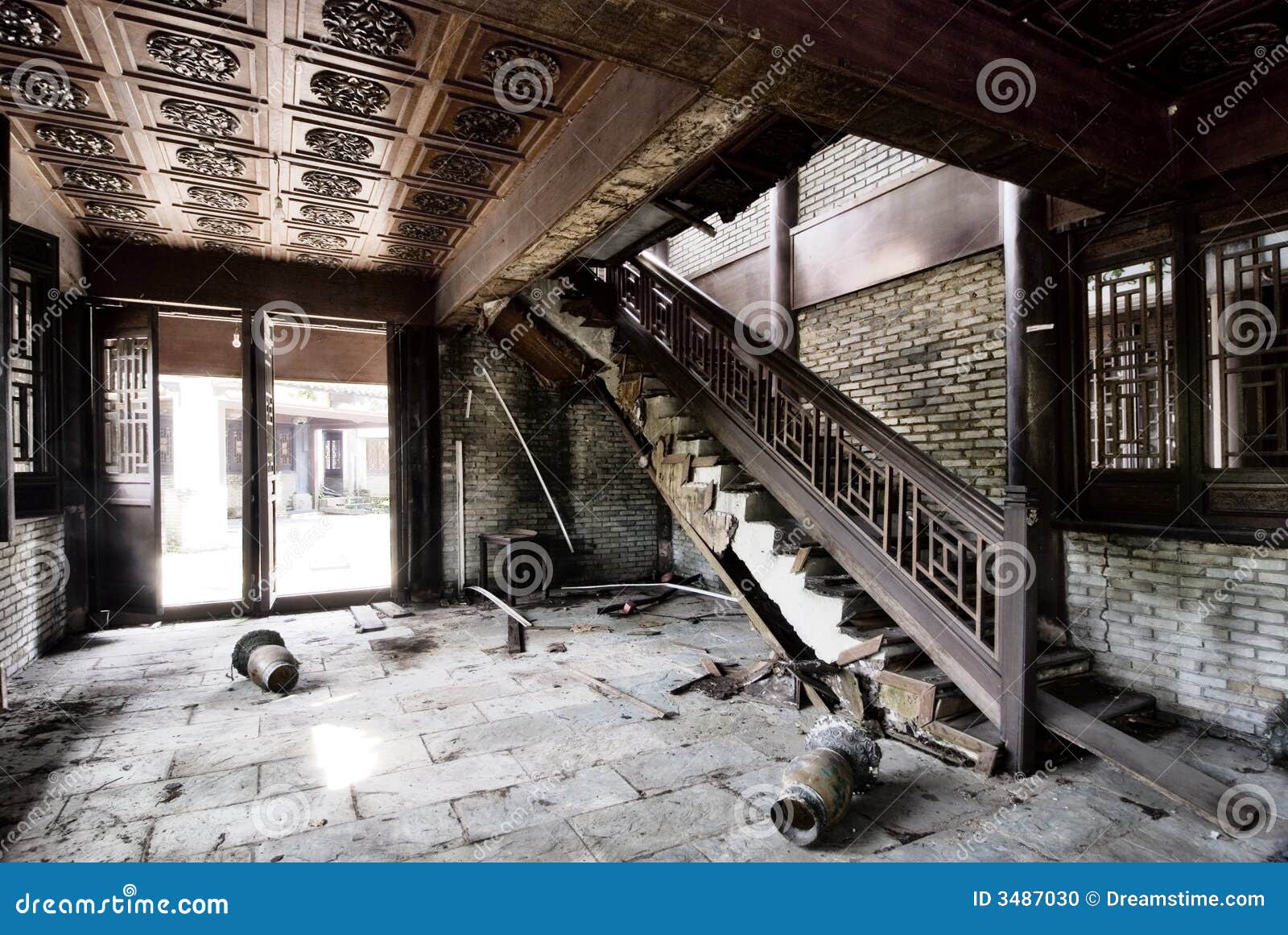 Tattered city stock photo. Image of place, indoor, olden - 3487030