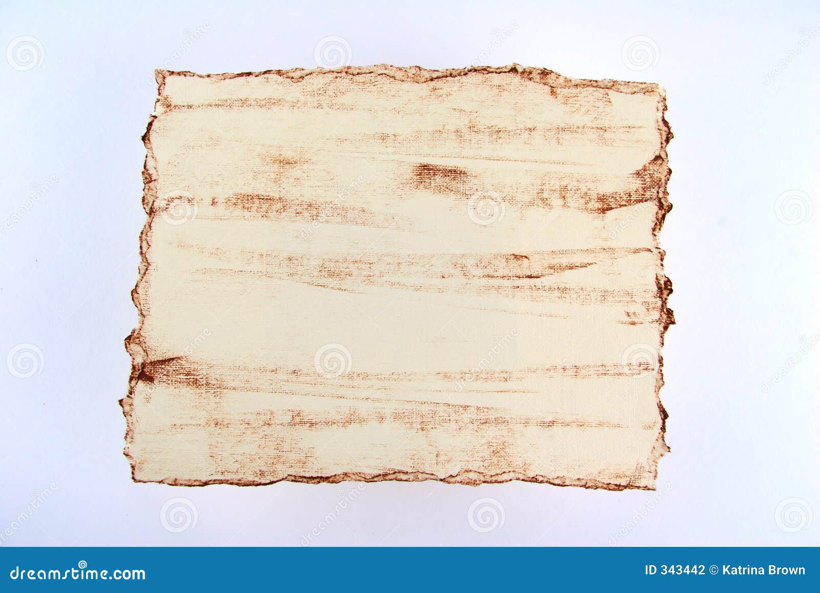 Tattered Paper stock photo. Image of brushlayer, mark, dried - 343442