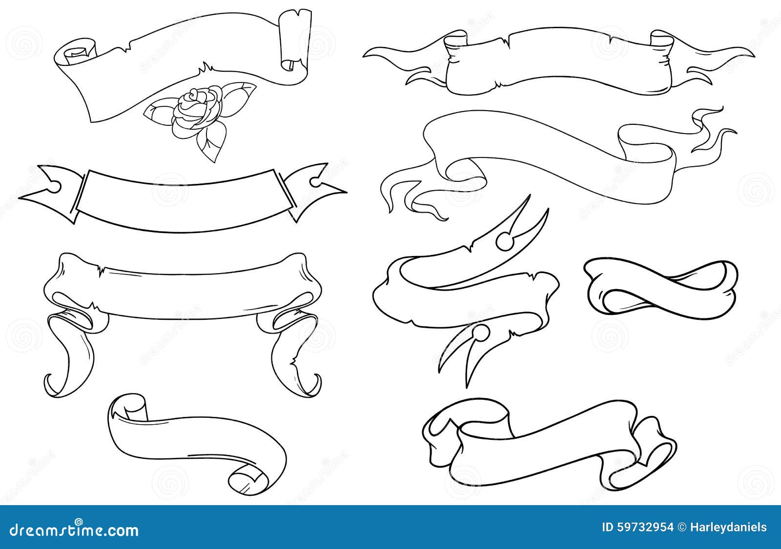 Tattoo Ribbon Vector