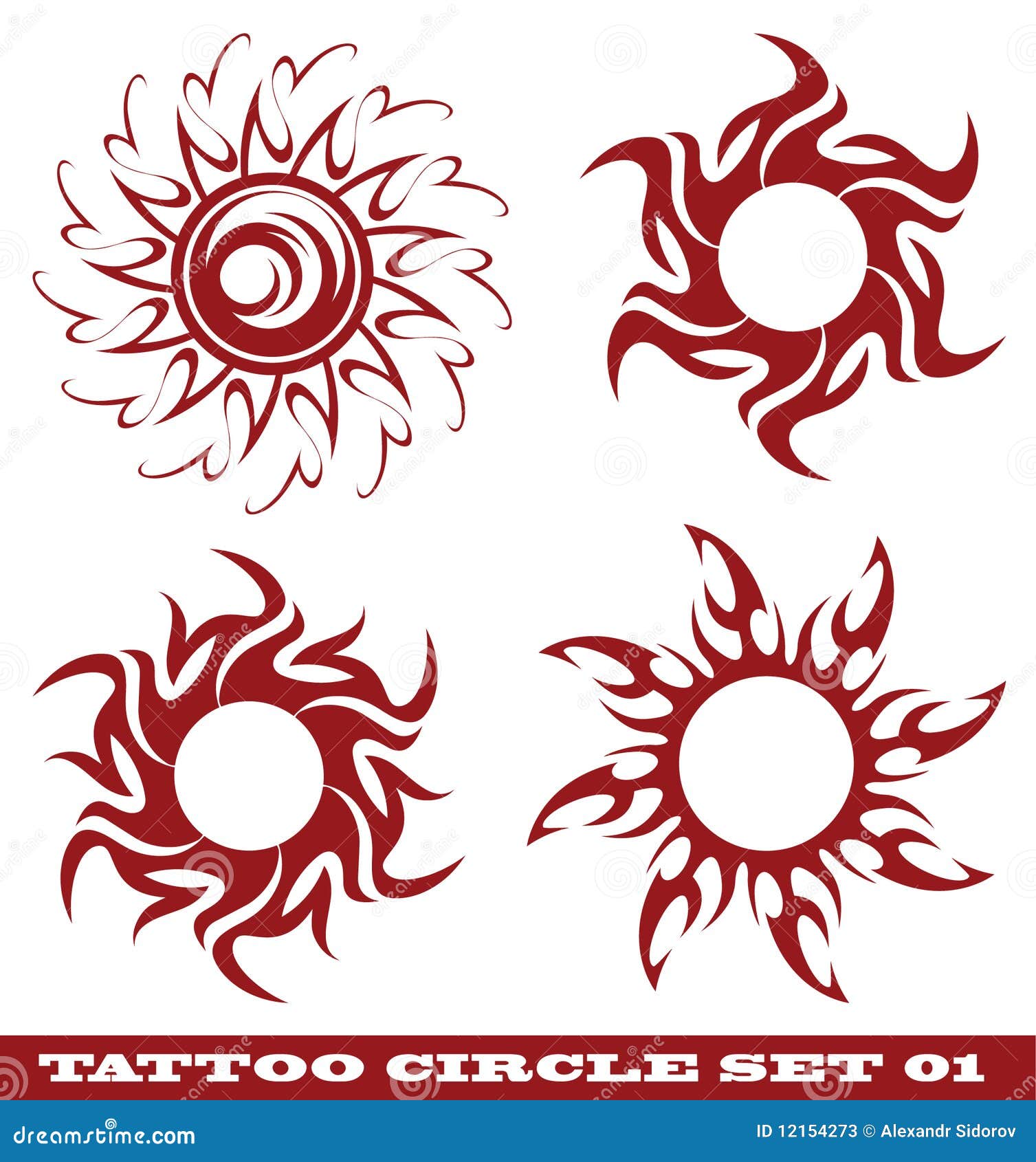 Tattoo circle stock vector. Illustration of company, circle - 12154273