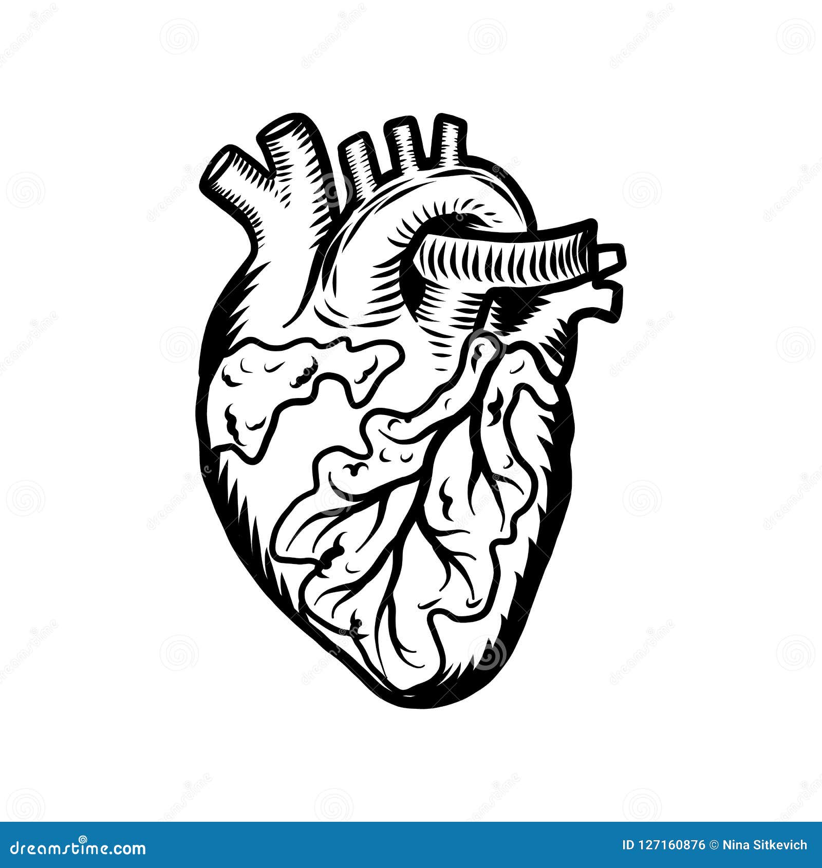 Tattoo Heart Icon, Hand Drawn Style Stock Vector - Illustration of ... Tattoo Heart Icon, Hand Drawn Style Stock Vector - Illustration of ...