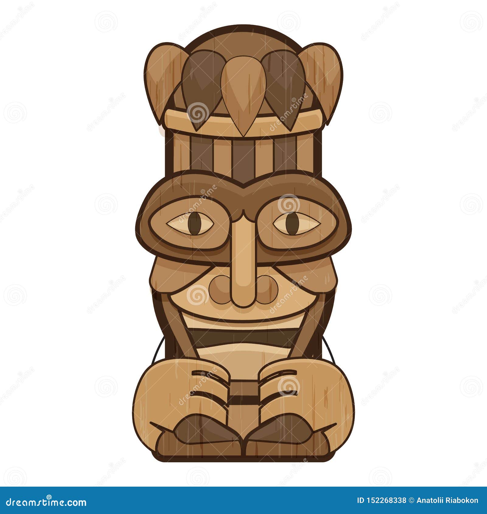 Tattoo Idol Icon, Cartoon Style Stock Vector - Illustration of aloha ...
