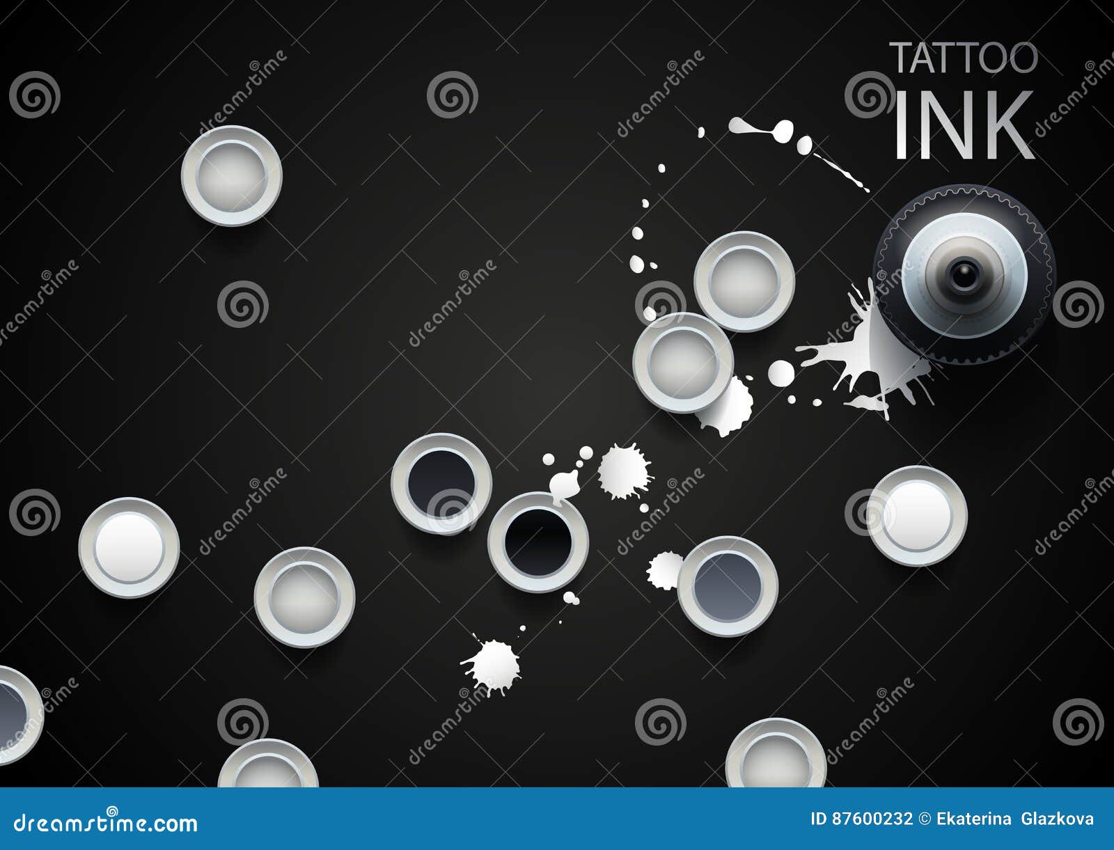 Tattoo ink design stock vector. Illustration of vector - 87600232