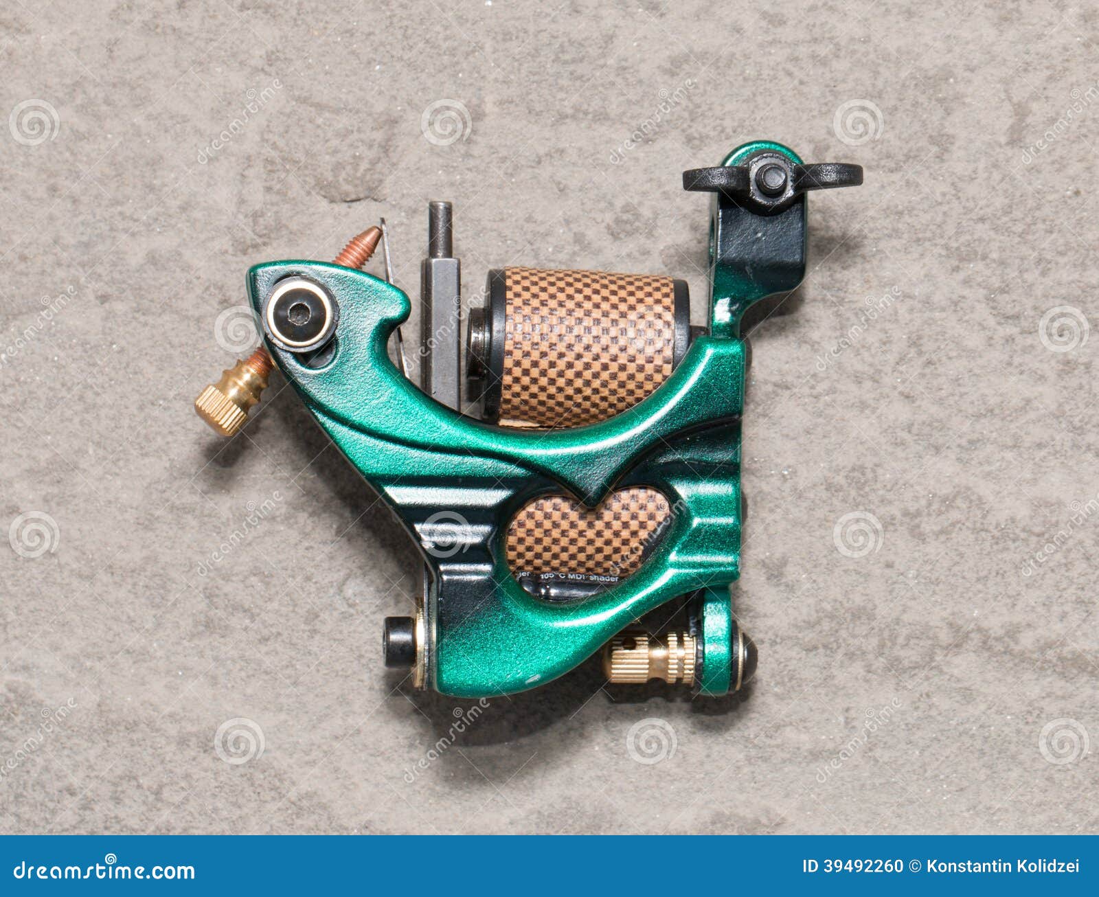 Tattoo machine ( gun ). stock photo. Image of machine - 39492260