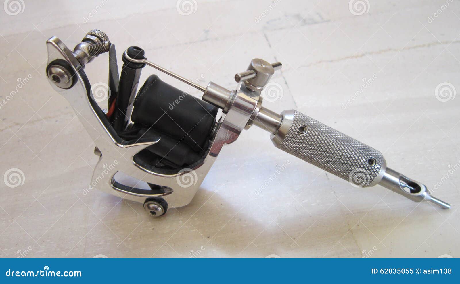 Tattoo machine stock image. Image of machine, iron, trade - 62035055