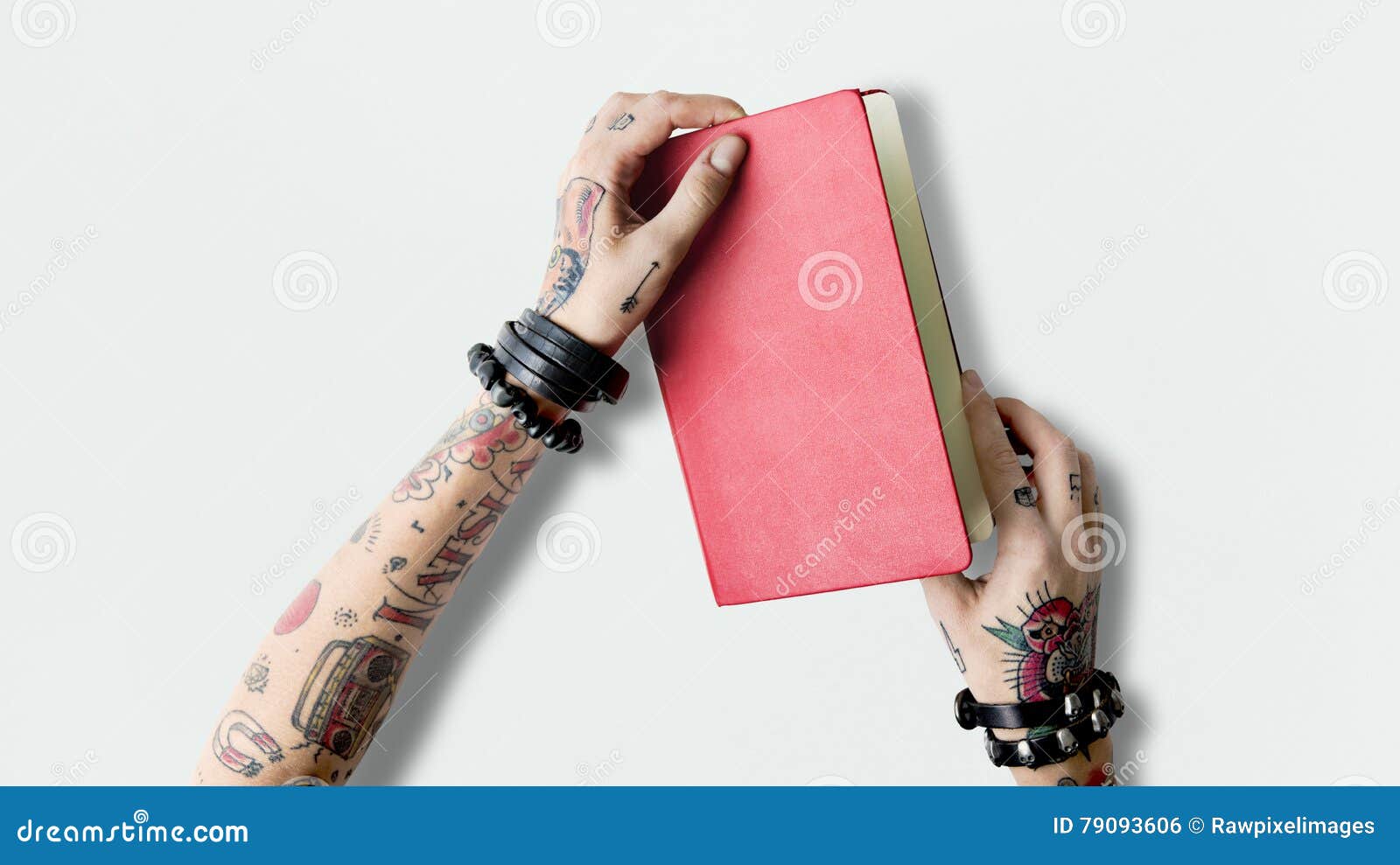 Tattoo Notebook Document Idea Write Organizer Concept Stock Photo ...