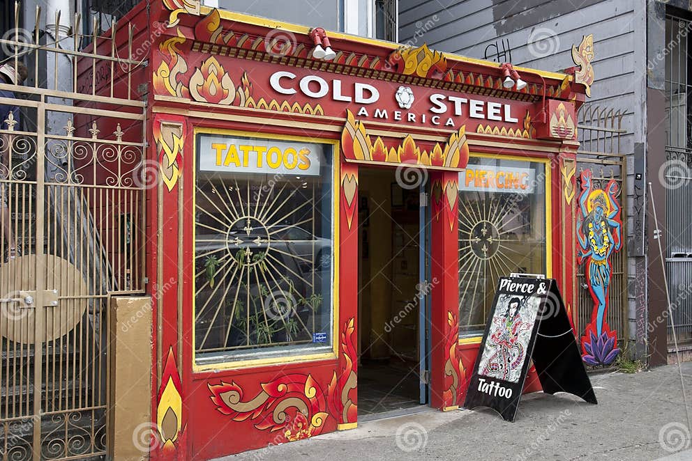 Tattoo Parlor editorial stock image. Image of storefront - 21056959
