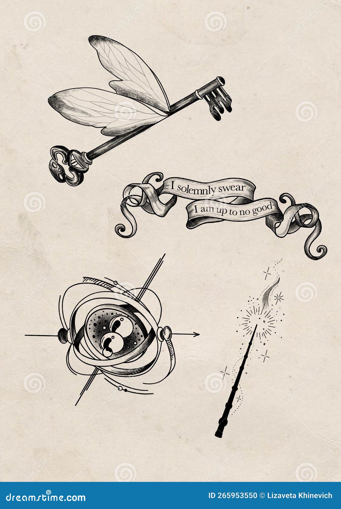 Harry Potter Line Art Stock Photos - Free & Royalty-Free Stock Photos ...